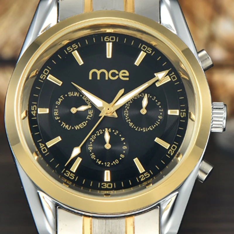 MCE Brand New multi function Automatic Mechnical Watch stainless steel ...