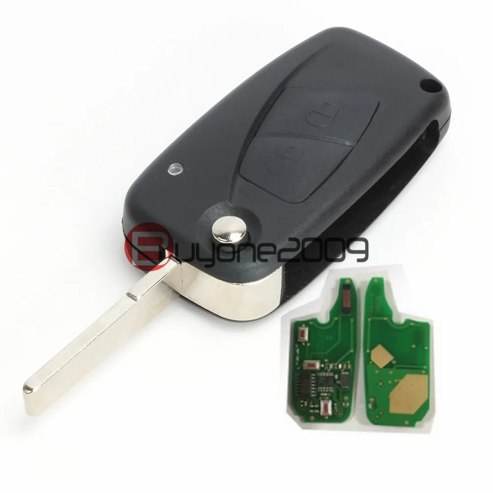 KEYECU-Folding-Remote-Key-Fob-2-Button-434MHz-PCF7946-Chip-for-Fiat ...