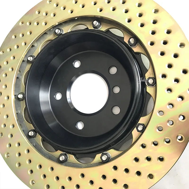Jekit car brake 355*28mm disc with center cap and rear brake drum for ...