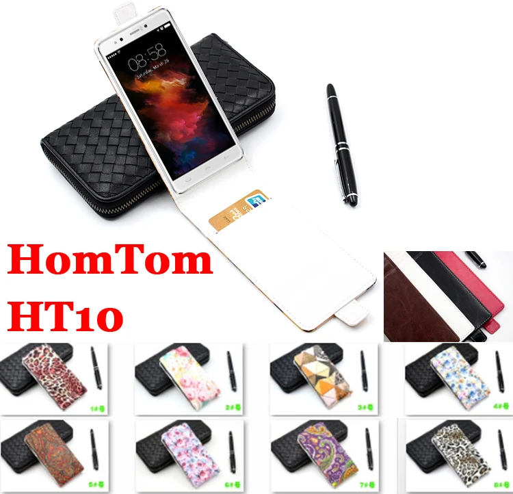 For HomTom HT10 Case Brand Luxury Quality Leather Cover For HomTom HT ...