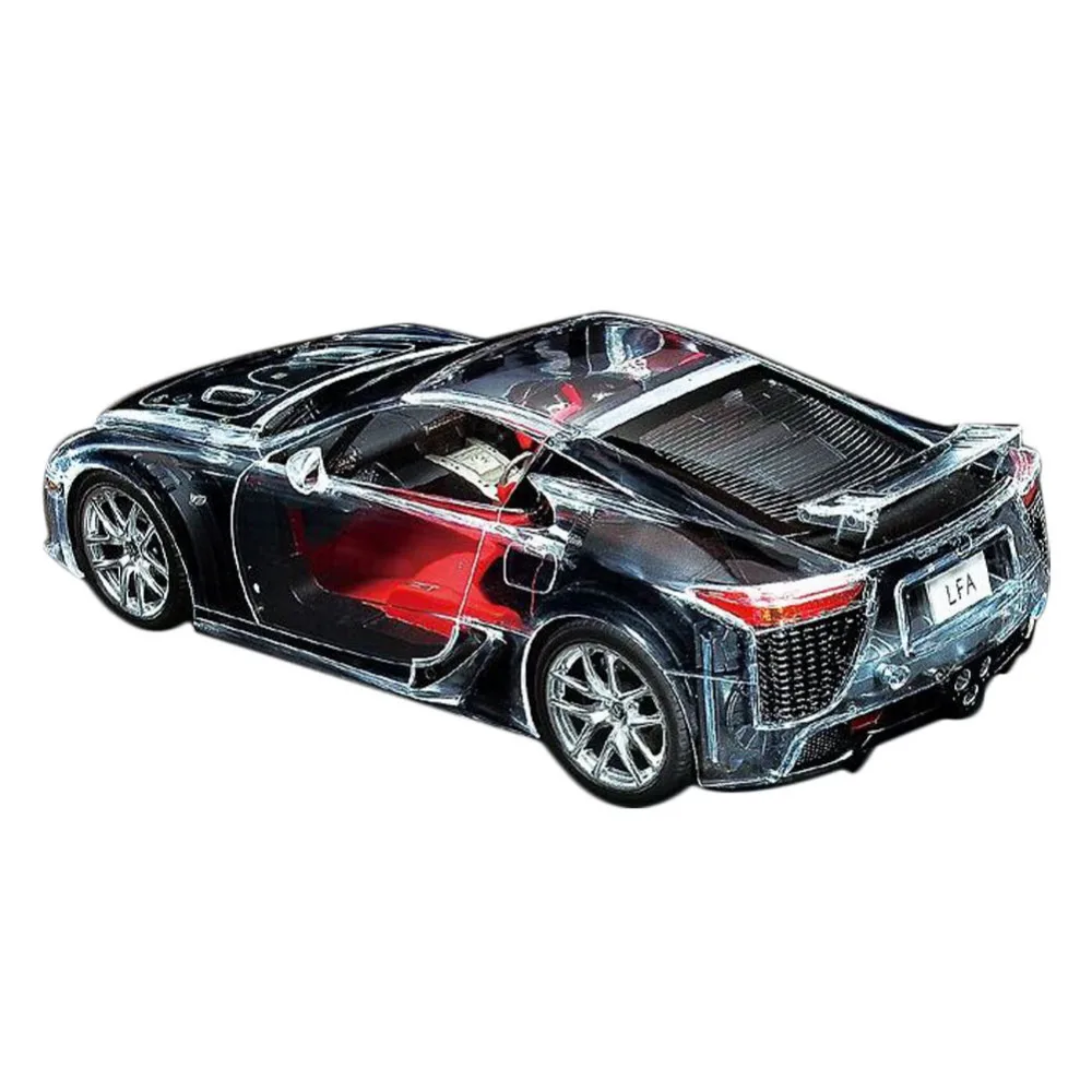 Tamiya 24325 1/24 LFA Full View Version Transparent Car Assembly Scale ...