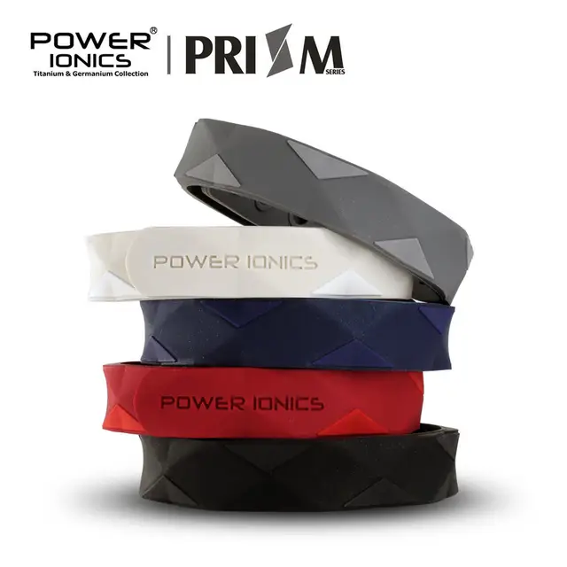 Power Ionics Prism 2000 Ions Titanium Germanium Wristband Bracelet ...