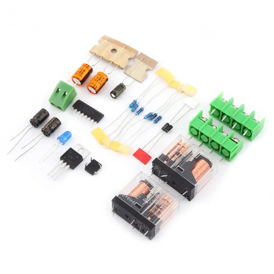 AC 12-24V Dual Relay Voltage Regulator Speaker Protection Board Module ...
