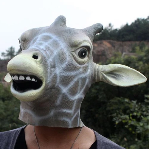 2017 Hot selling latex adult size full head Creepy Halloween Masquerade ...