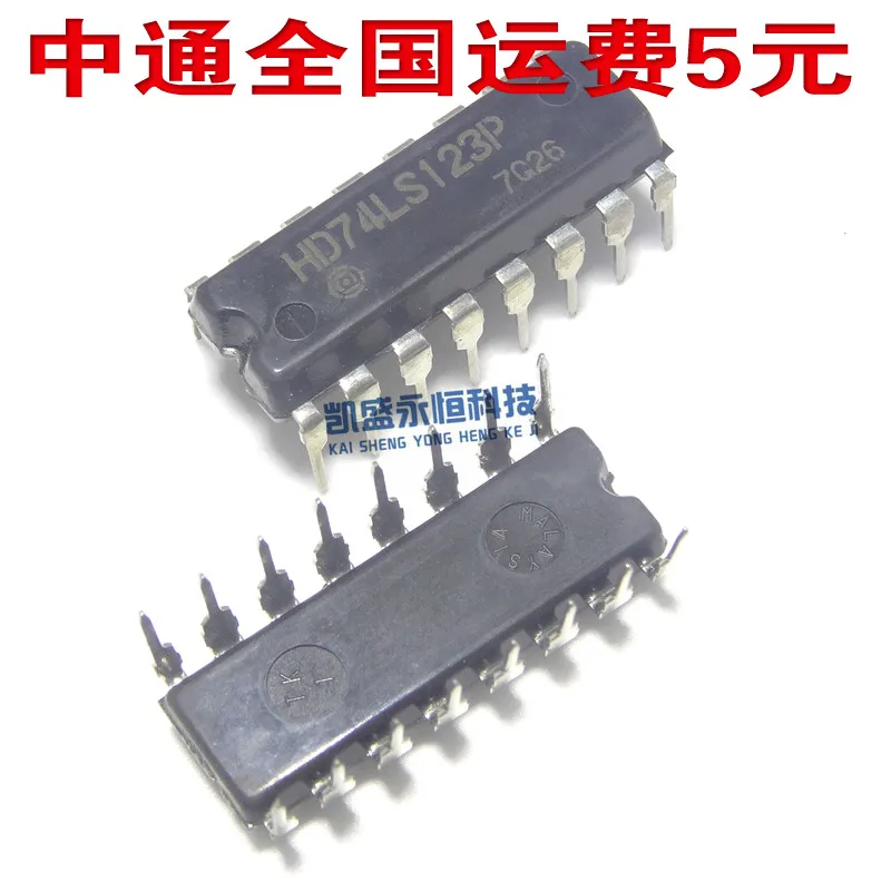 DIP HD74LS123P DIP 16 74LS123 Dual retriggerable monostable ...