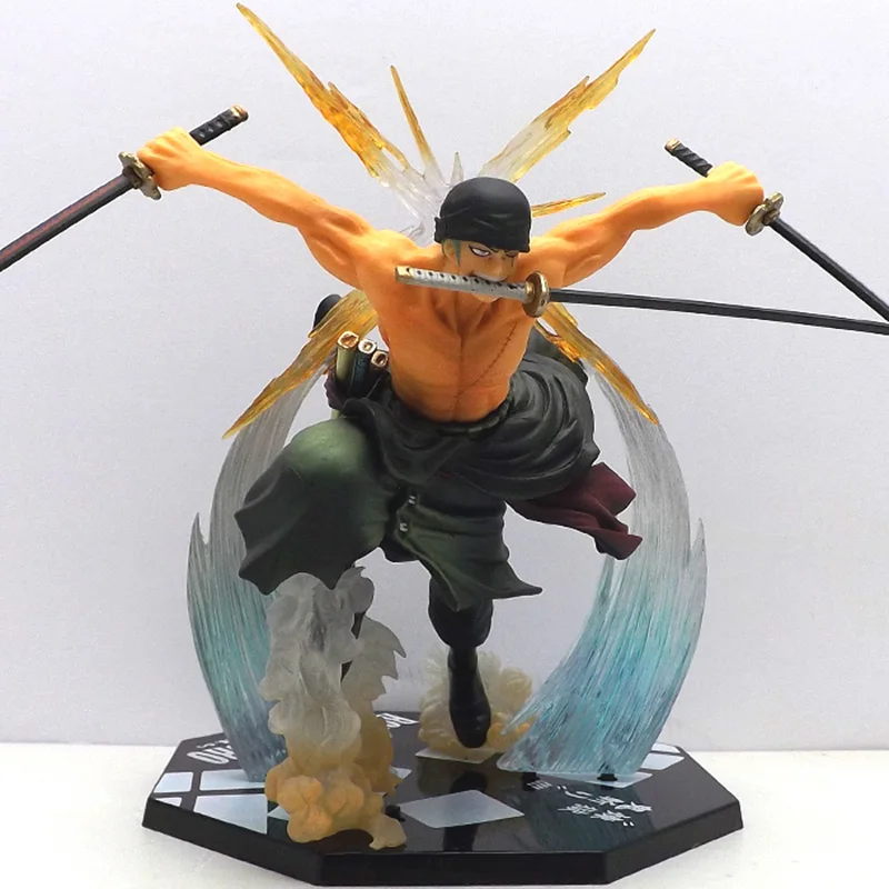 ZXZ Anime One Piece Roronoa Zoro Figurine Japanese One Piece Zoro PVC