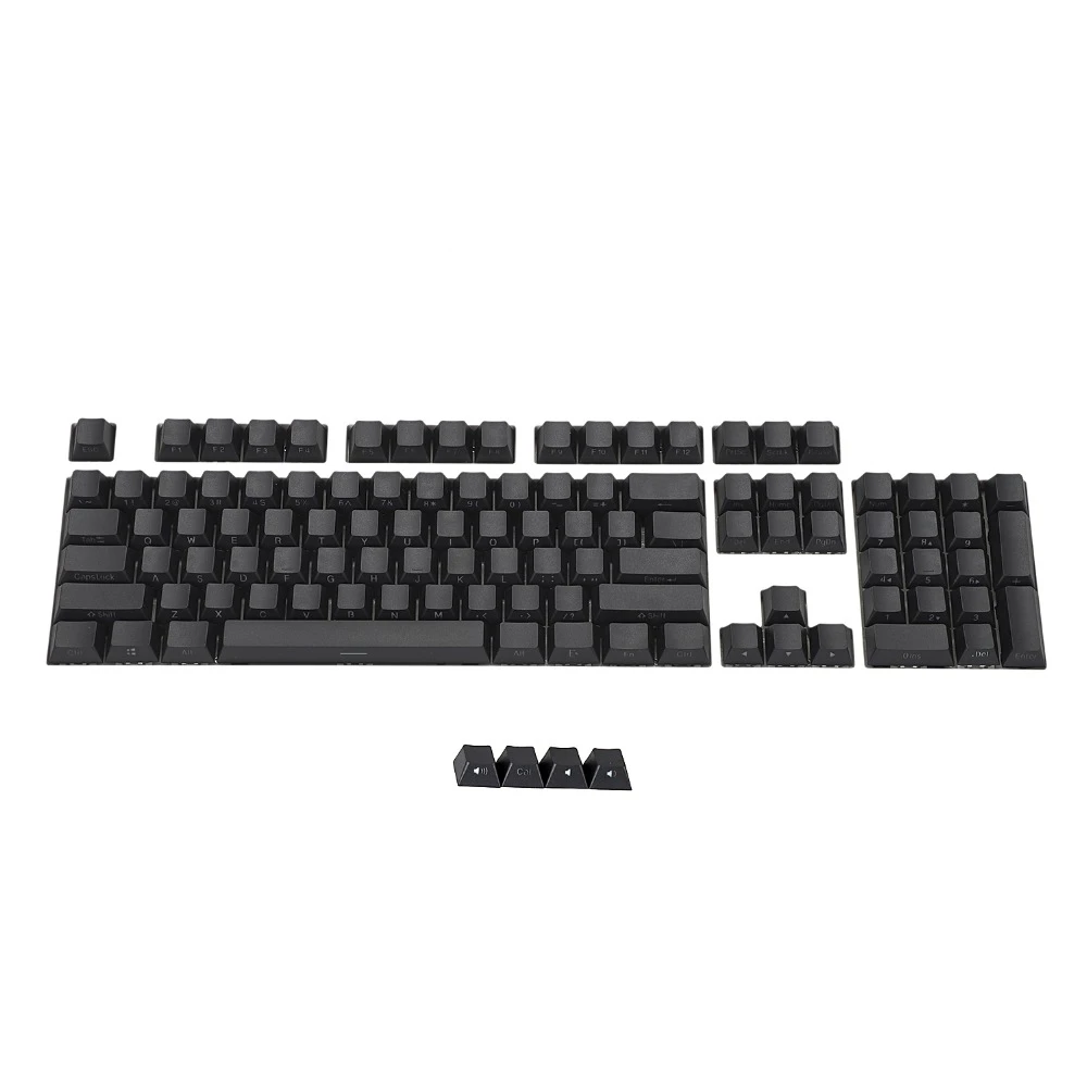 Black 108 Key Cherry Profile Pbt Double Shot Side-lit Shine Through ...