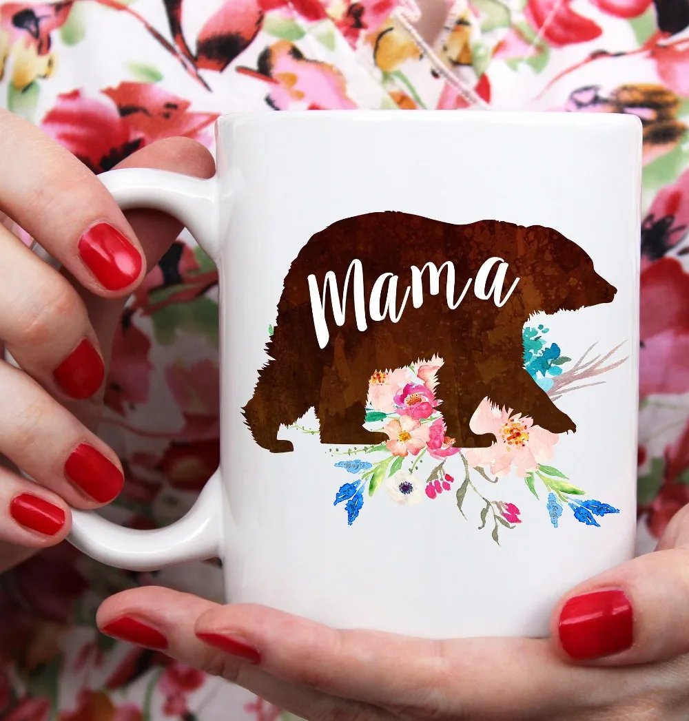 mama bear coffee mugs mugen home decal wine whiskey beer ceramic mug ...