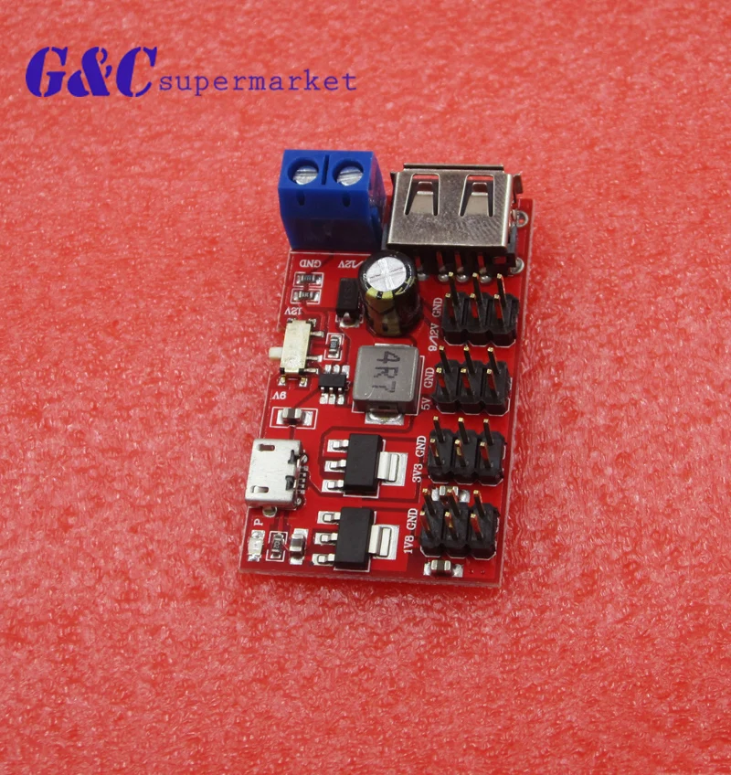 USB Power Breakout DC to DC Power Module Micro USB 5V to 1.8V/3.3V/5V ...
