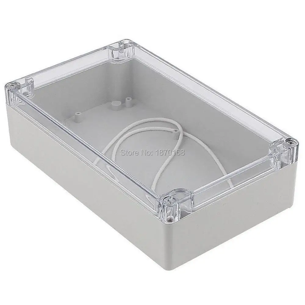 200mmx120mmx56mm-Transparent-Cover-Waterproof-Junction-Box-Connecting ...