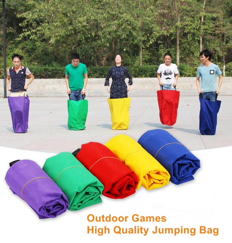 Outdoor Sport Toys Thicken Nylon Jumping Bags Child Kids Adults Party ...