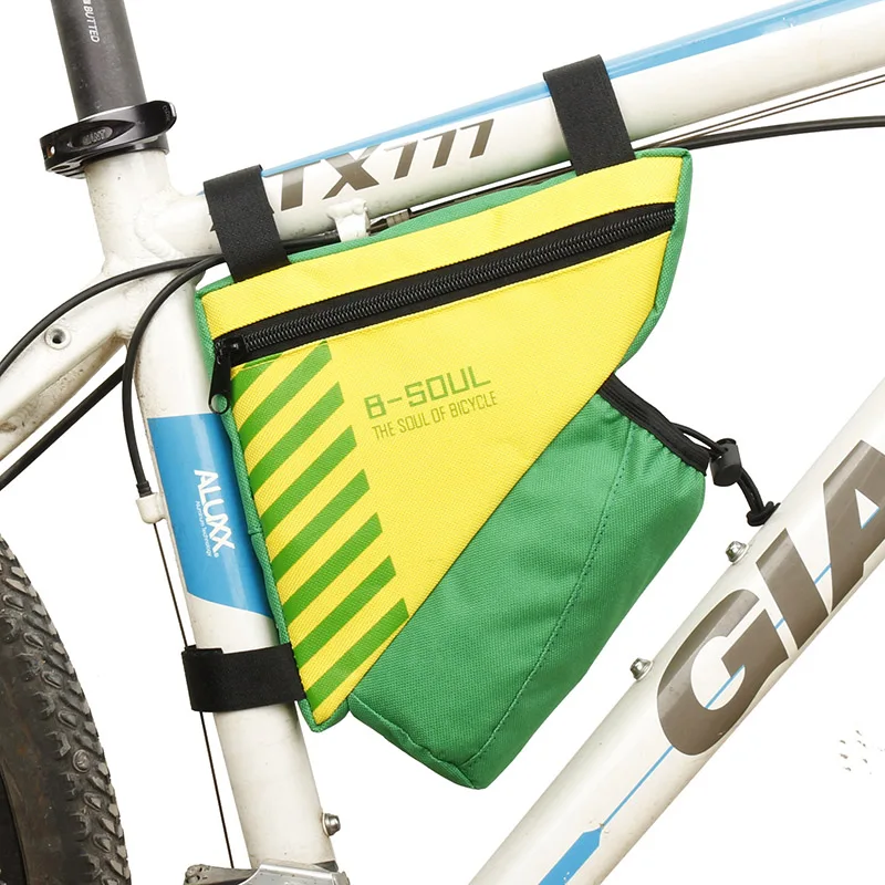 B-SOUL Waterproof Bike Triangle Bag For Bicycle Front Frame Bag Cycling ...