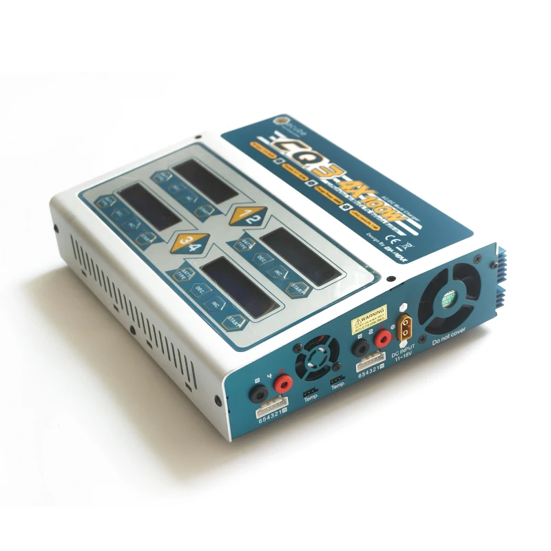 New Ev-peak Cq3 Rc Lipo Balance Charger Ac/dc 4*100w For Nicd/nimh Lipo ...