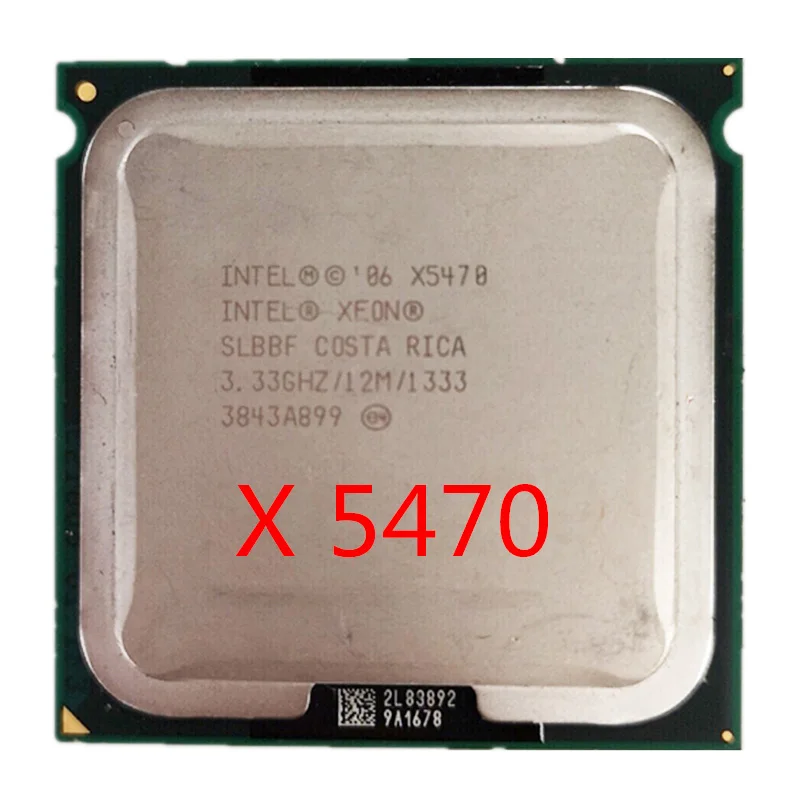 Intel Xeon X5470 CPU funciona en la placa base LGA 775 3,33 GHz 12MB ...