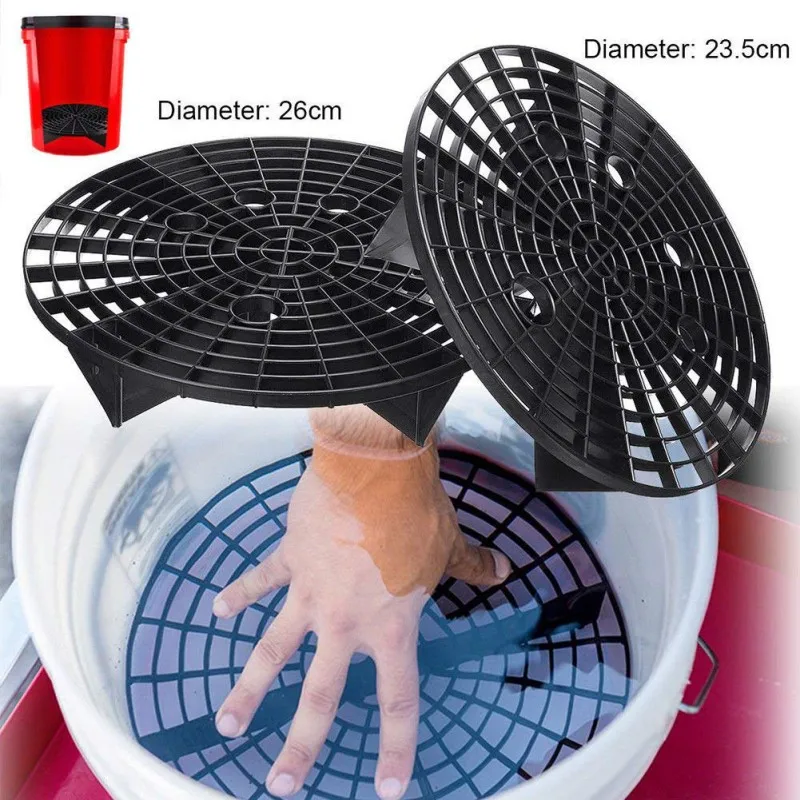 23.5/26cm Car Wash Grit Guard Insert Washboard Water Bucket Filter ...