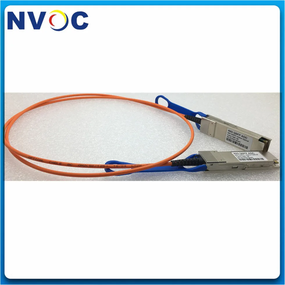 Free Shipping 40g Qsfp To Qsfp 1m Om2 Mutimode Mmf Aoc Active Optical Cable Compatible With ...