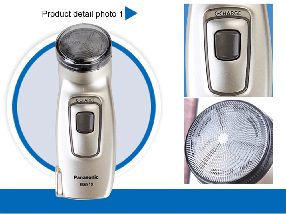 Panasonic,, электробритва, ES-6510, с 1 лезвием, поддержка 100 V-220 V(глобальный стандарт ...