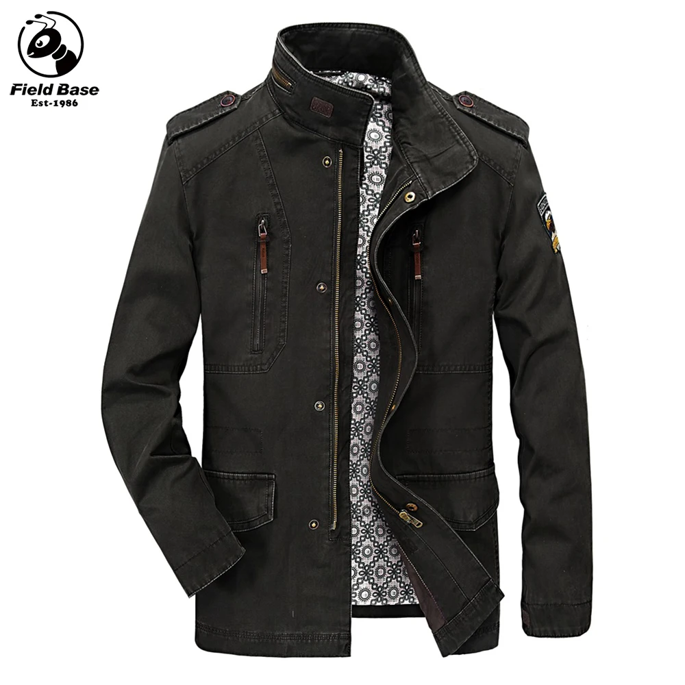 Fashion Autumn Spring Causal Jackets Men With Multi-pockets Military ...