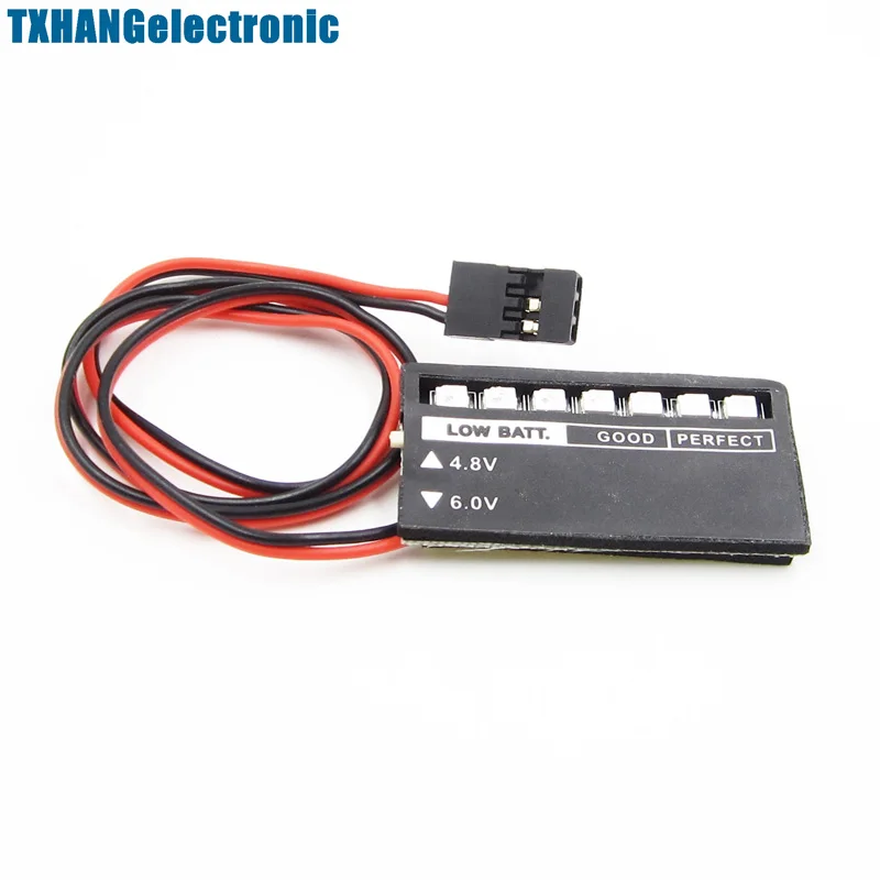 RC Model 7 LED Receiver Battery Voltage Indicator Monitor Car 7led 4.8 ...