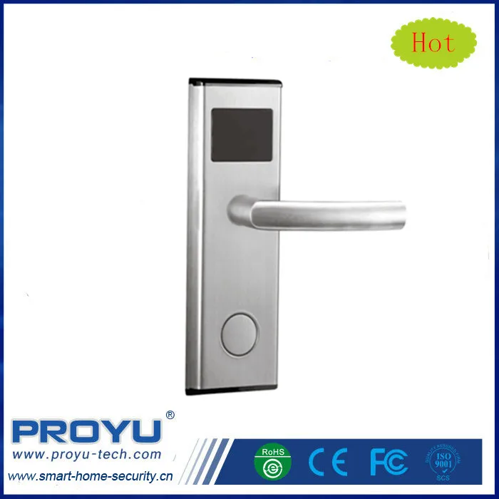 Anti theft Electronic European Standard Wireless RFID Swipe Card Door ...