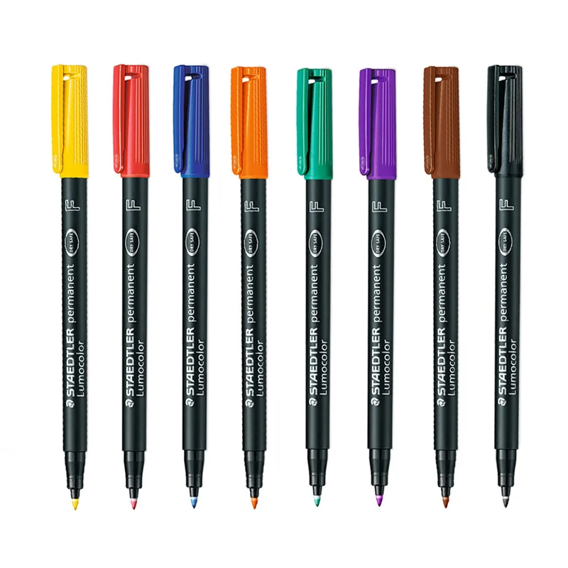 Germany STAEDTLER Film Pen 313 317 318 Oily Permanent Marker CD Pen ...