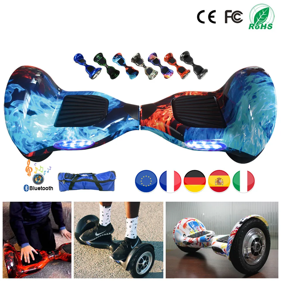 Hoverboard Electrico Electric Skateboard Balance Hoverboard 10 inch 36v ...