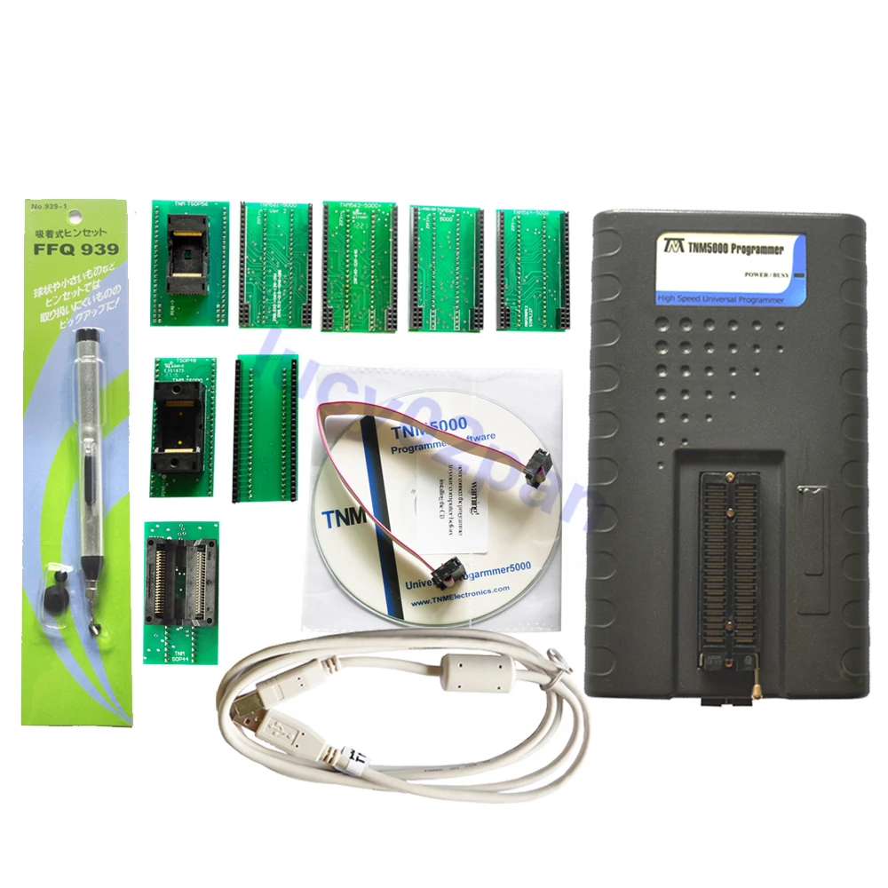 TNM5000 USB EPROM Universal Programmer+SOP44+TSOP48+TSOP56 socket kit,Fast mode SPI support,ITE ...