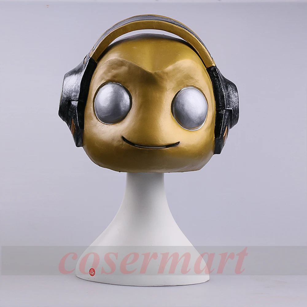 Hot Game OW Mask Cosplay Lucio Masks Latex Skin Full Head mask Helmet ...