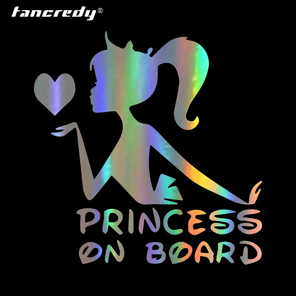 Car Sticker Styling PRINCESS ON BOARD Car Bumper Stickers and Decals ...