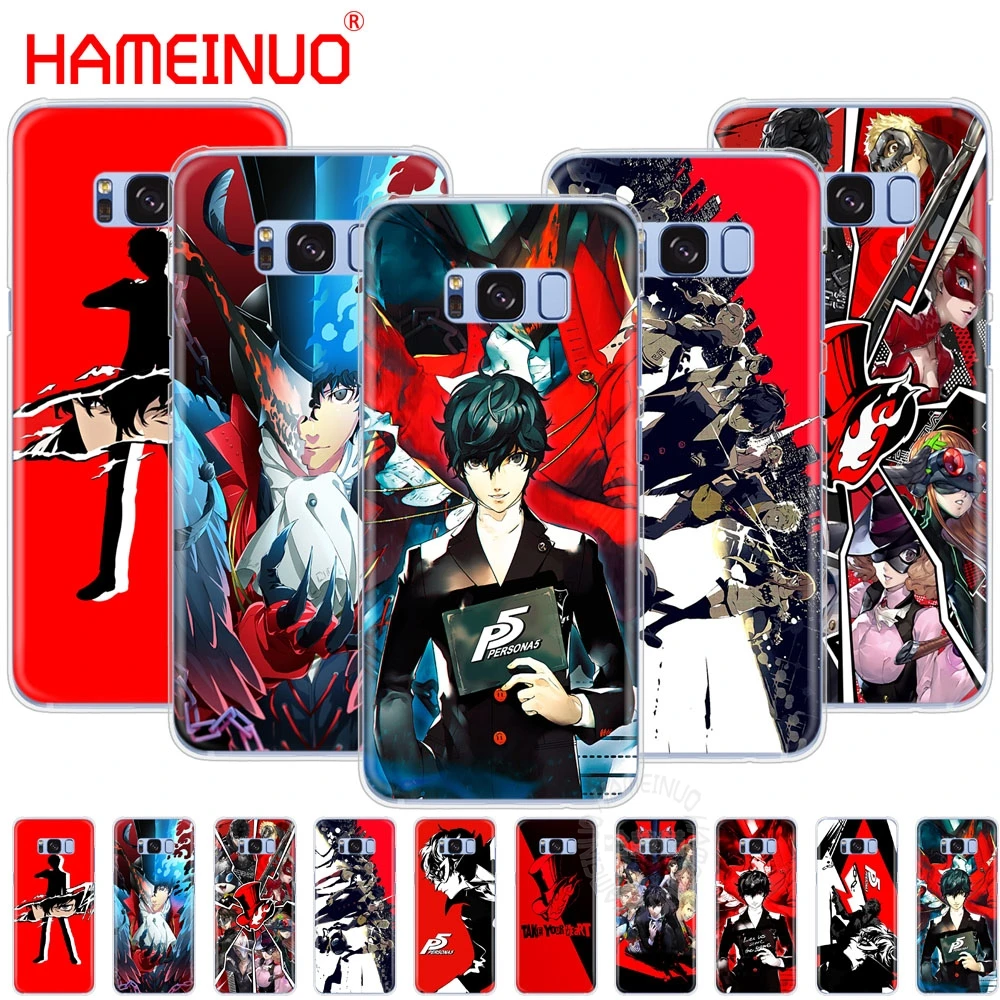 HAMEINUO Persona 5 cell phone case cover for Samsung Galaxy S9 S7 edge ...