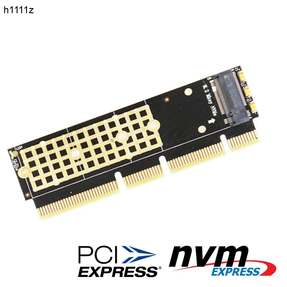 M.2 ngff nvme ssd para pci e 3.0 x4 x8 x16, adaptador m2 ngff chave m ...