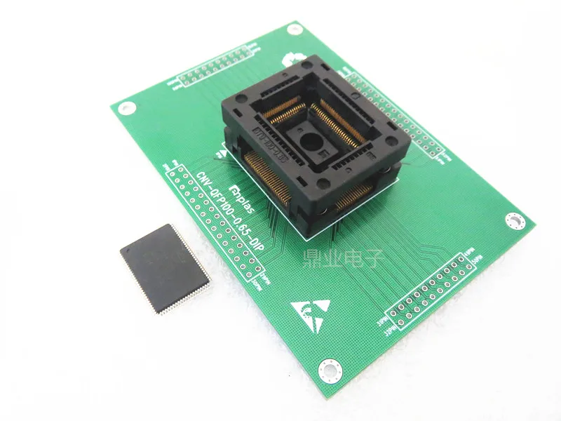 QFP100-LQFP100-TQFP100-OTQ-100-0-65-IC-testing-seat-Test-Socket-test ...