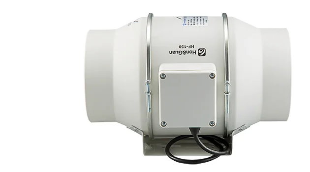 Inclined Flow Turbo charged Pipe Fan 220V Circular Pipe Blower 6 Inch ...