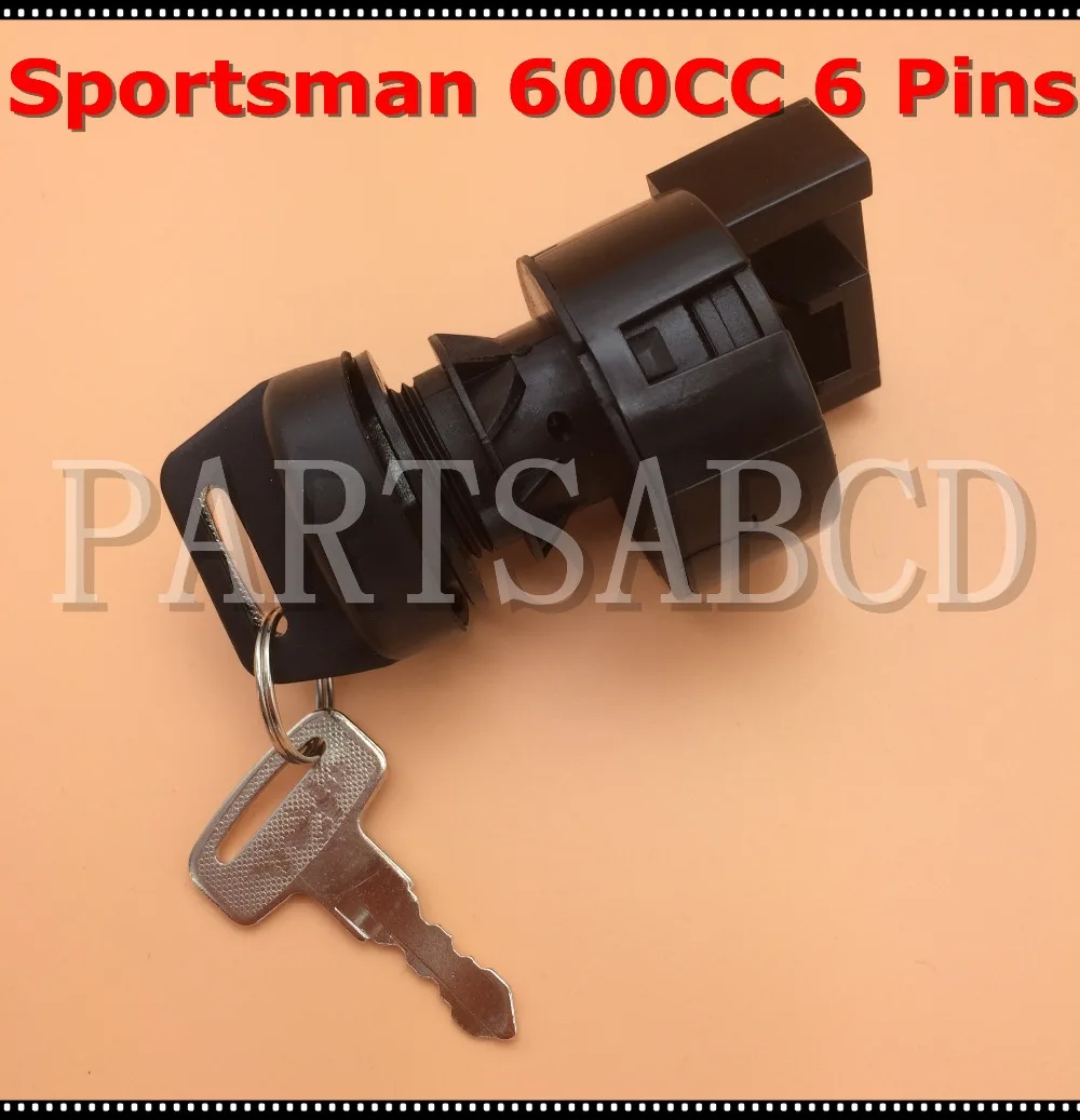 Ignition Key Switch For Polaris Atv Sportsman 600 2003 2004 Twin 6 Pin