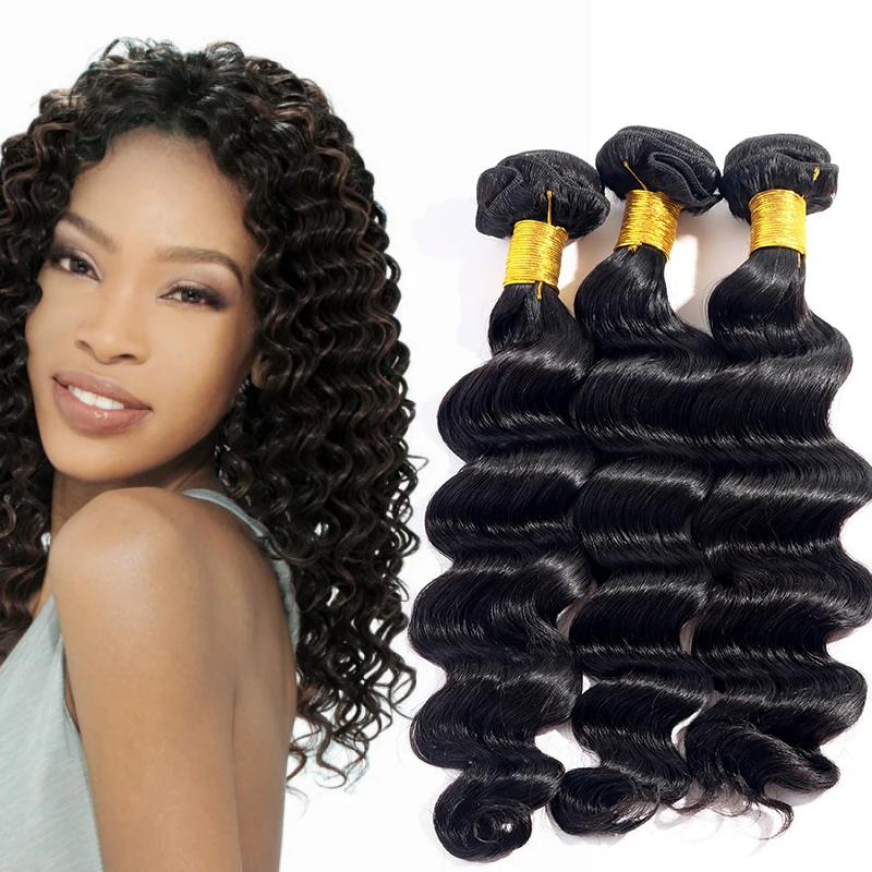 EVET-Brazilian-Deep-Body-Wave-Hair-Extensions-3Bundles-1B-Black-Virgin ...