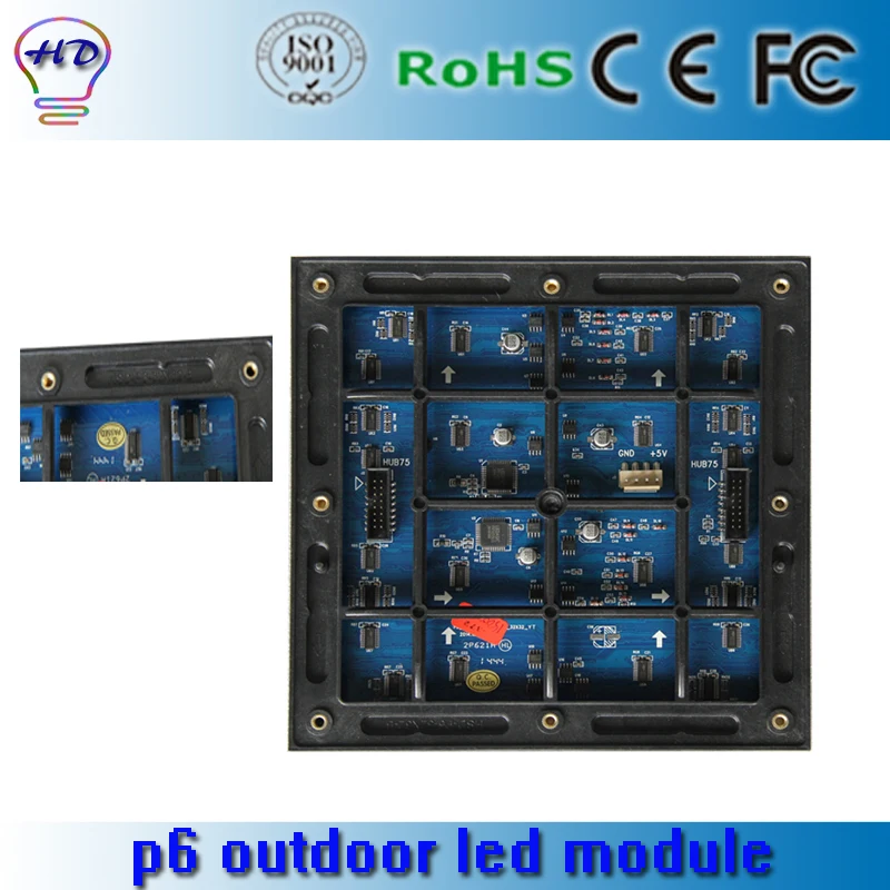 P6 SMD outdoor full color LED display / P6 SMD waterproof module ...