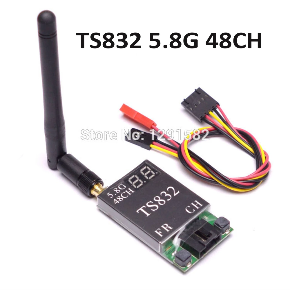 FPV 5.8G 5.8GHz TS832 600mW 48 Channels Wireless AV Transmitting TX ...