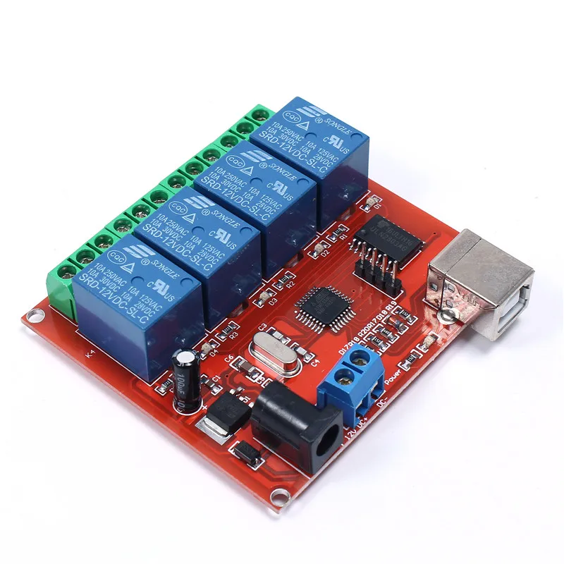 Usb Relay HID Drive Free USB Control Switch Relays Board 8-Channel 5V ...