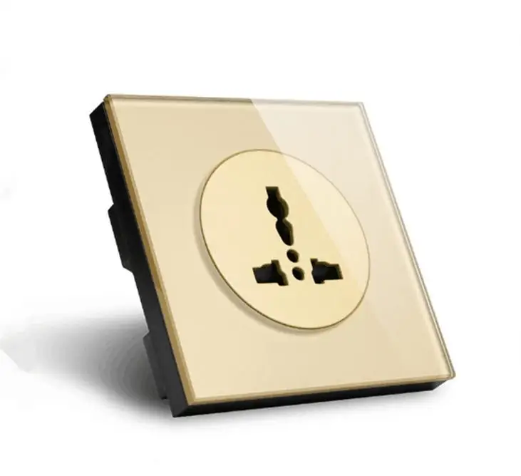 Tempered Glass Surface Wall Socket 86style 13A 110V 250V|socket|socket ...