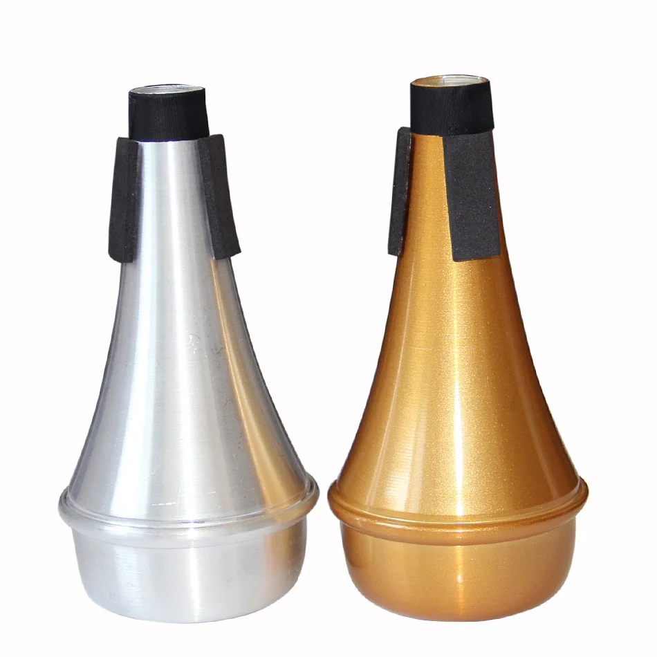 Aluminum Alloy Trumpet Mute Trompete Trumpet Straight Sourdine Silver ...