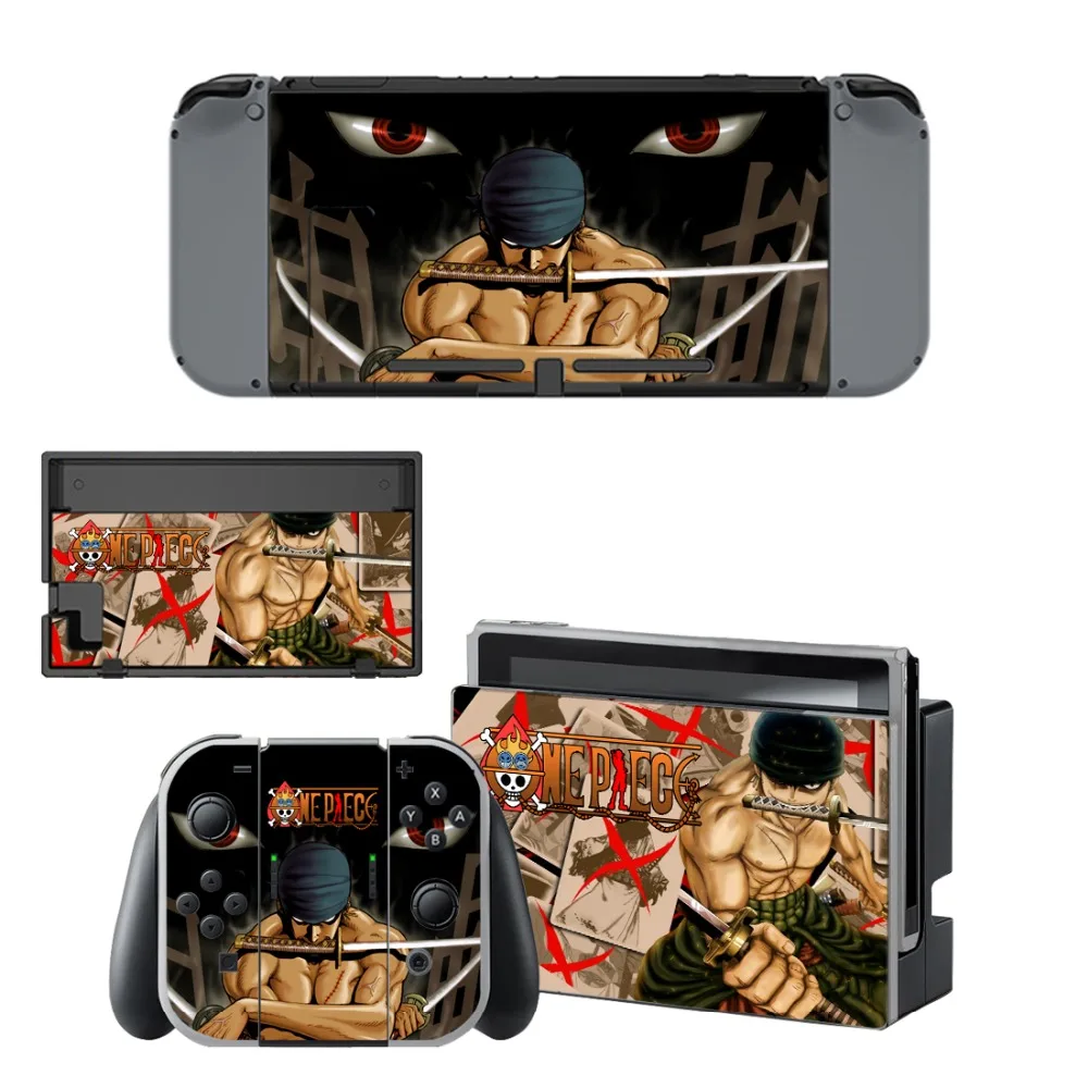 One Piece Luffy Skin Sticker for Nintendo Switch Console and Joy-Con ...