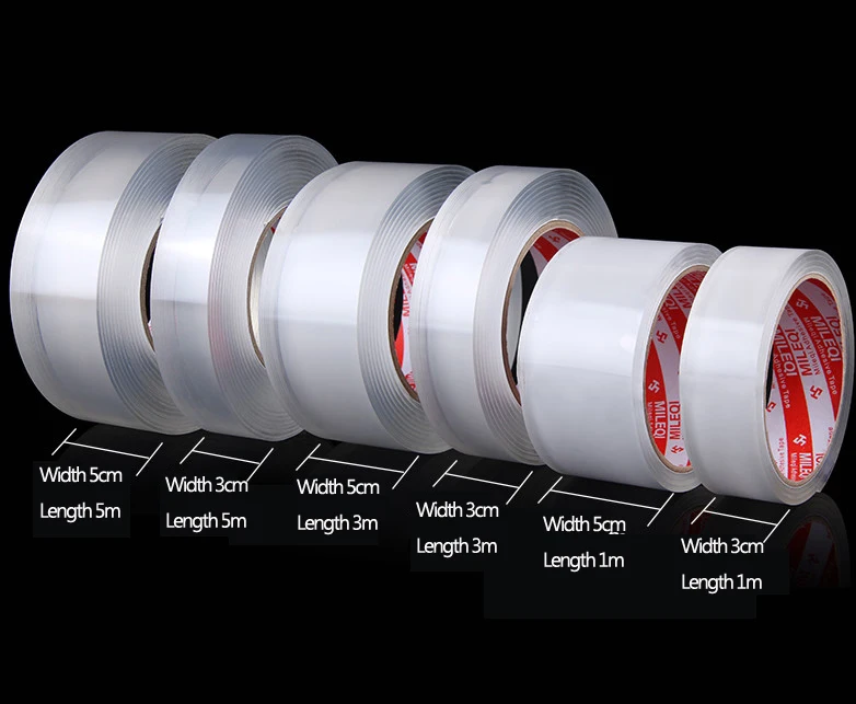 Double Sided Traceless Washable Adhesive Tape - ShopHomy