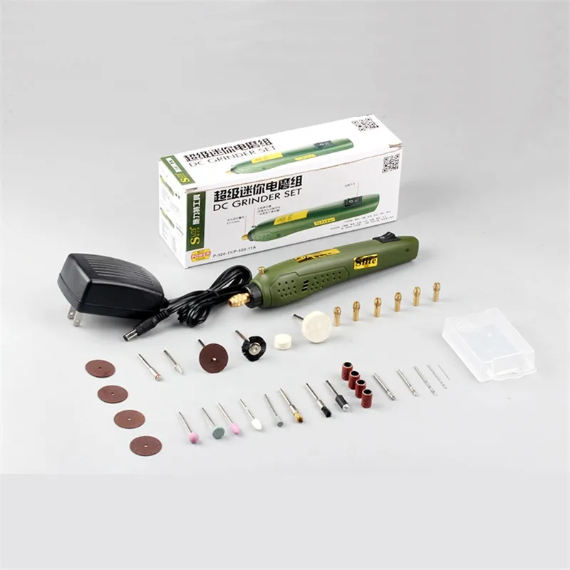 Slite P-500-11 Mini Elektromos Fúró-Készlet Daráló Szerszámok Diy Gépet ...