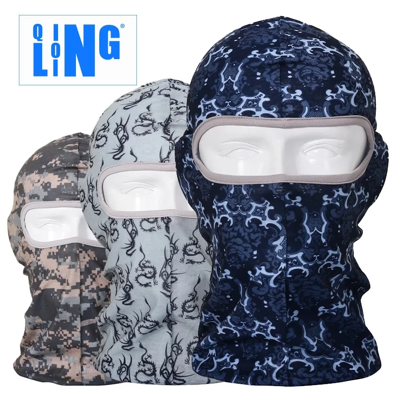Unisex Outdoor Motorcycle Breathable Helmet Mounted Face Mask Full Face ...