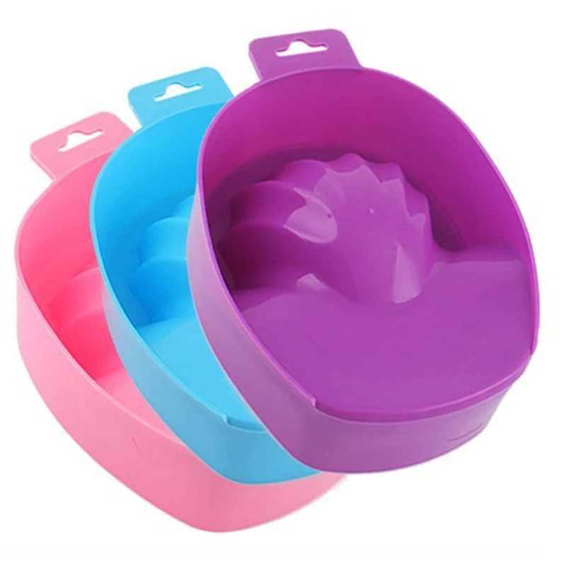 Nail Art Hand Bowl Wash Remover Soak Salon Glitter Spa Bath Treatment ...