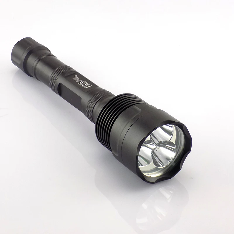 powerful long range LED Torch flashlight T6 2000lm flash light torch ...