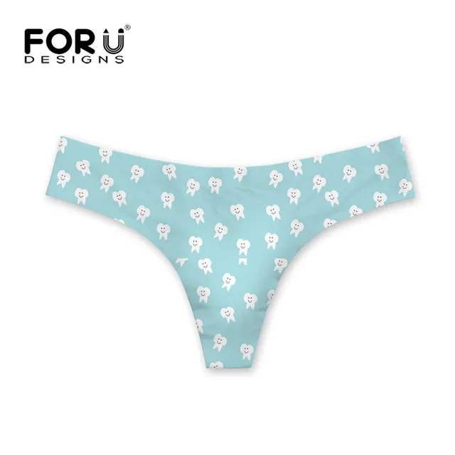 Forudesigns 2018 Dental Printing Women Underwear Sexy Lingerie Panties