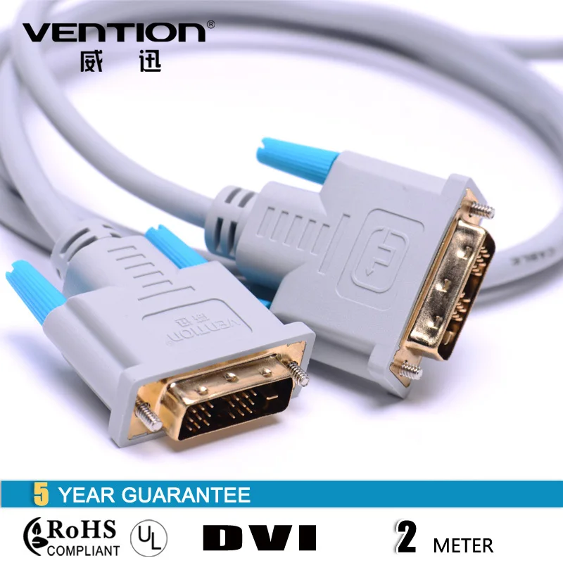 2M 6FT DVI Cable M/M Ice Blue DVI D (18+1) Digital Single Link For ...