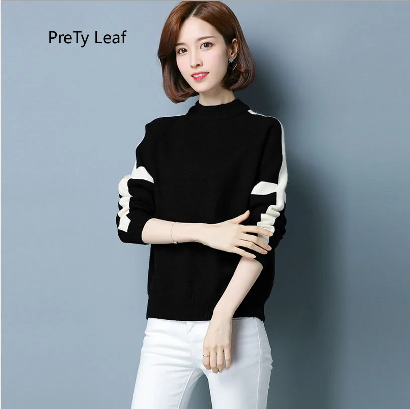 2018 new autumn fashion knit sweater-in Pullovers from Women's Clothing ...