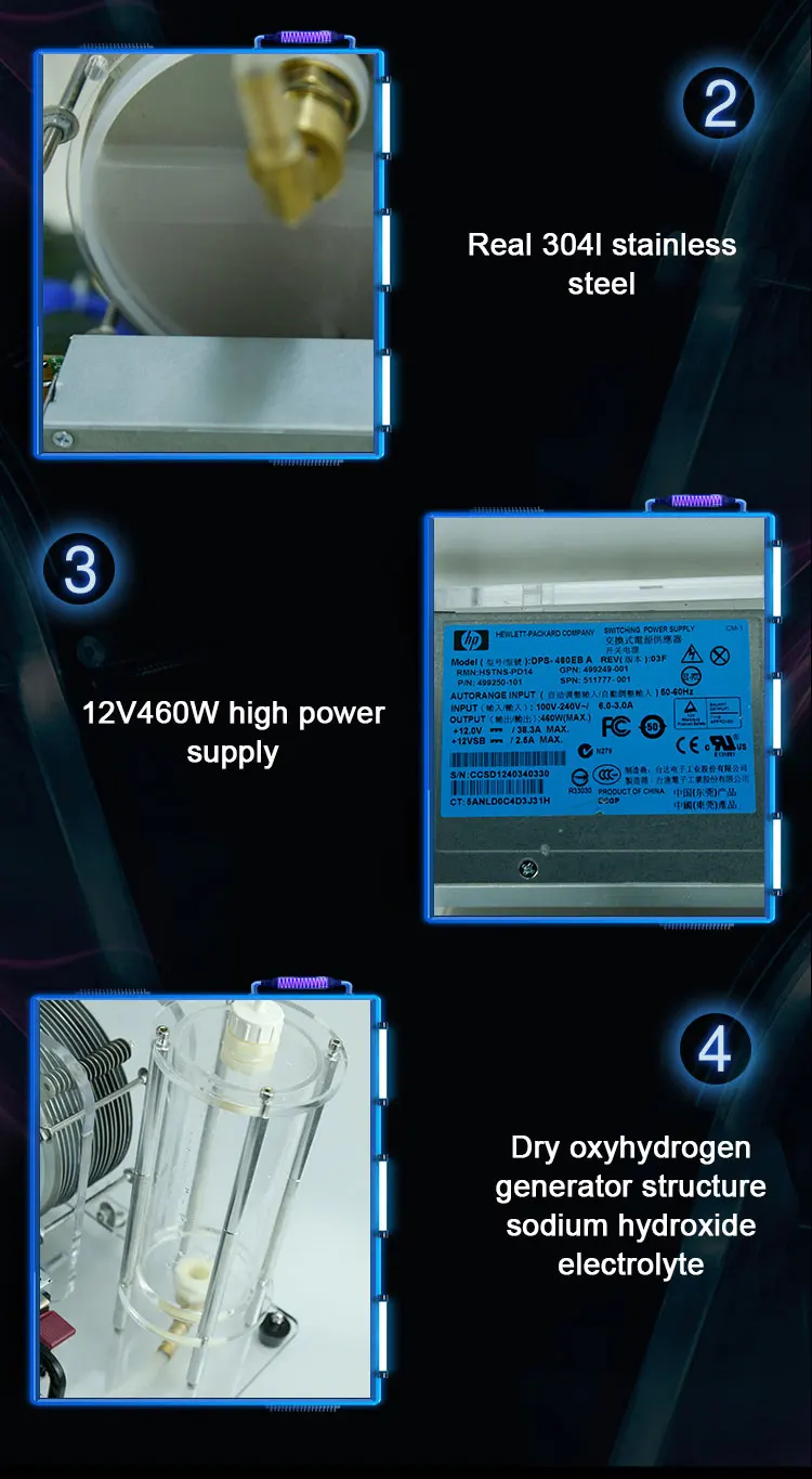 Electrolysis Water Generator Machine- Small Engine - Mikroelectron ...
